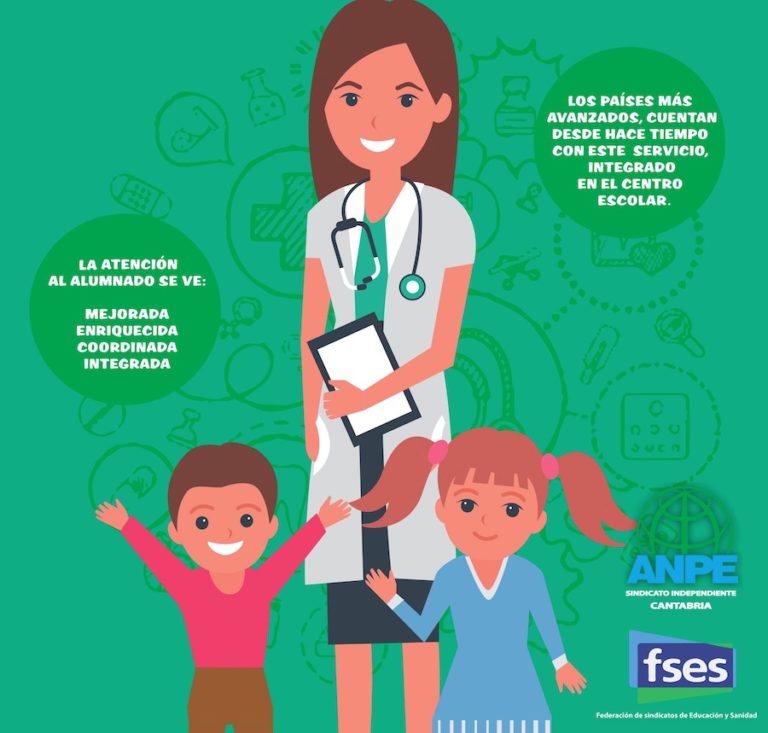 Campaña para implantar la enfermería escolar en los centros educativos ...